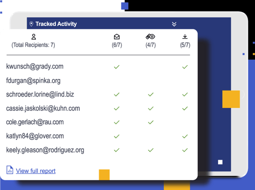 Full Tracking of Who Downloaded and Read your Sensitive Information